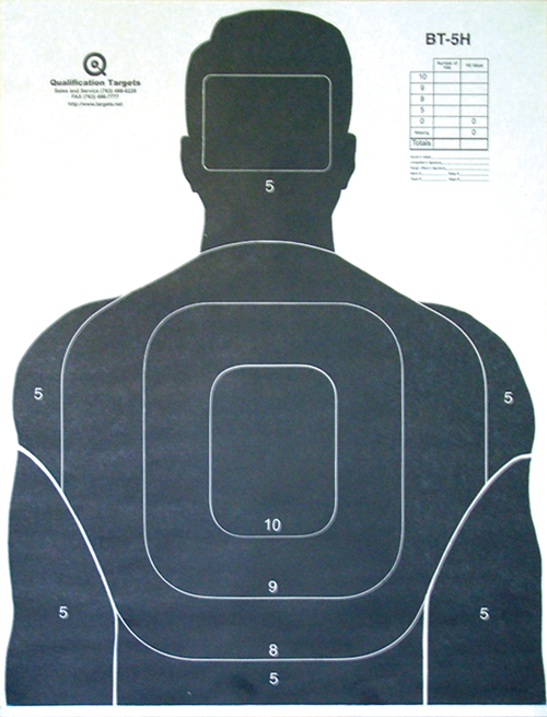 BT-5H Paper Target – Qualification Targets Inc
