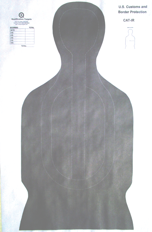 CAT-IR Paper Target – Qualification Targets Inc