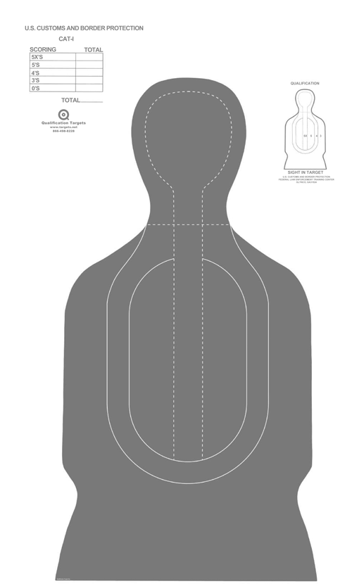 CAT-I Paper Target – Qualification Targets Inc