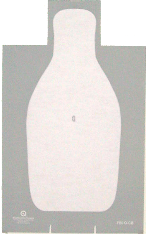 FBI-Q-CB Cardboard Target – Qualification Targets Inc