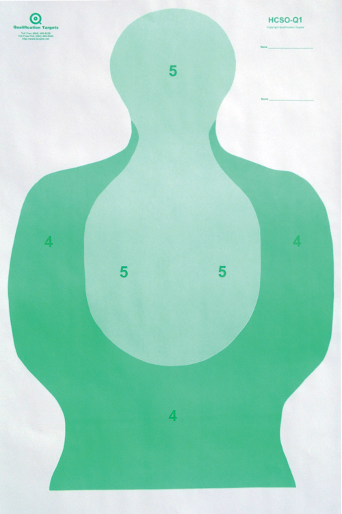 HCSO-Q1 Paper Target – Qualification Targets Inc