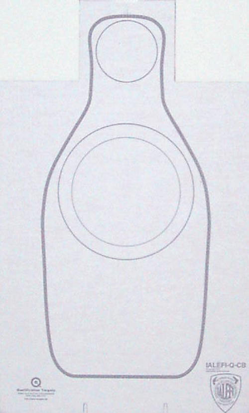 IALEFI-Q-CB Cardboard Target – Qualification Targets Inc