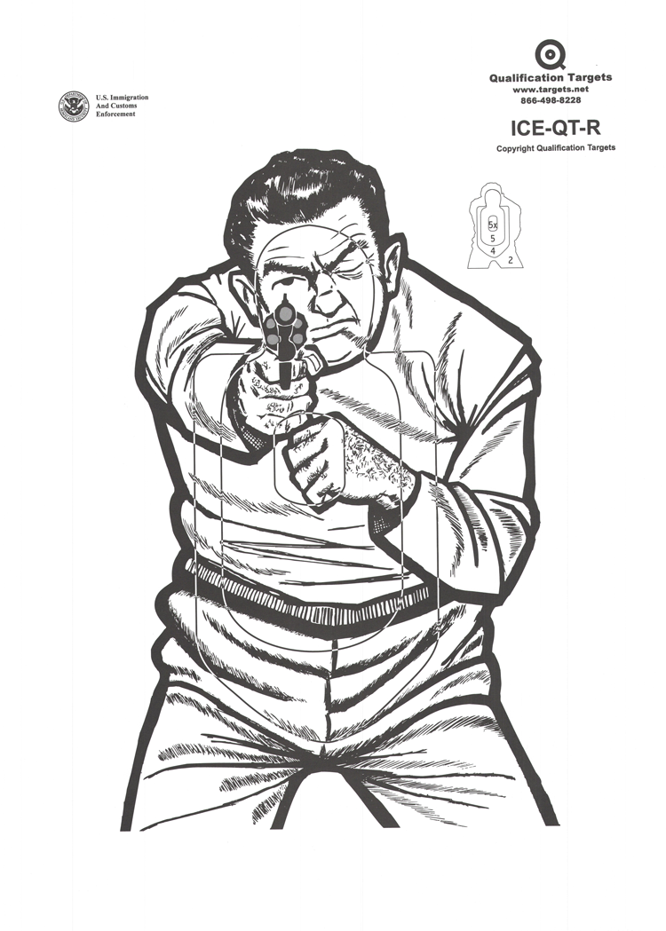 ICE-QT-R Paper Target – Qualification Targets Inc