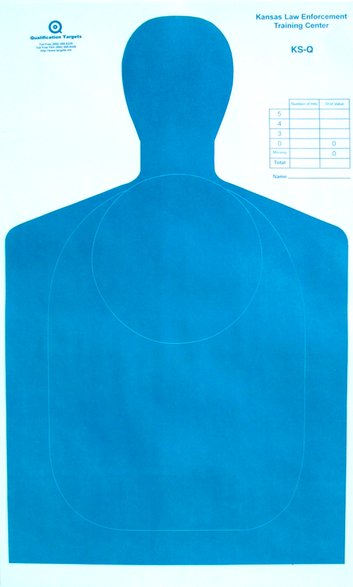 KS-Q Paper Target – Qualification Targets Inc