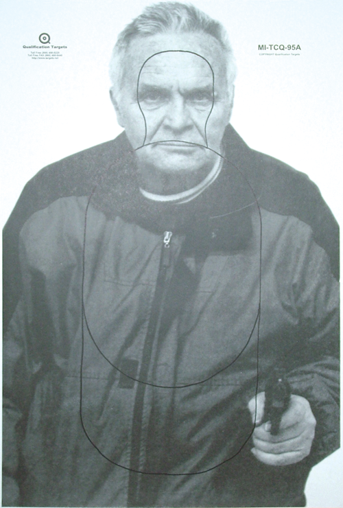 MI-TCQ-95A Paper Target – Qualification Targets Inc