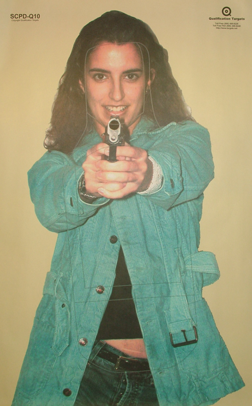 SCPD-Q10 Paper Target – Qualification Targets Inc