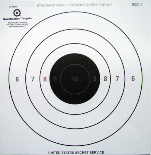 SQC-1 Paper Target – Qualification Targets Inc