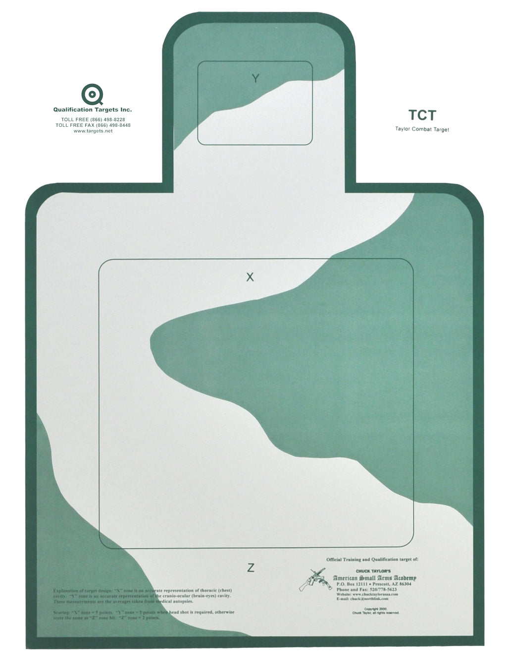 TCT Paper Target – Qualification Targets Inc