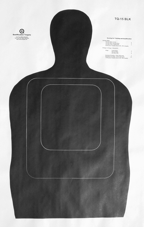 TQ-15 Paper Target – Qualification Targets Inc