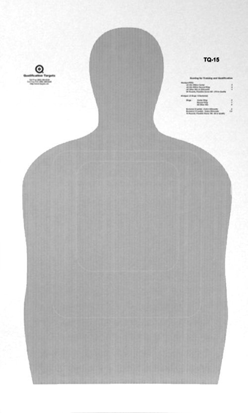 TQ-15-CB Cardboard Target – Qualification Targets Inc