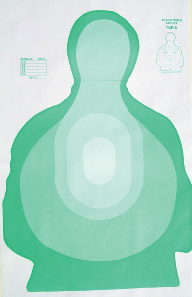 Transtar TSR-II Paper Target – Qualification Targets Inc